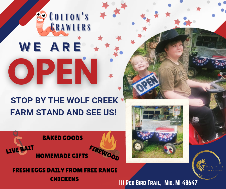 Colton's Crawlers Live Bait + More on Farmish