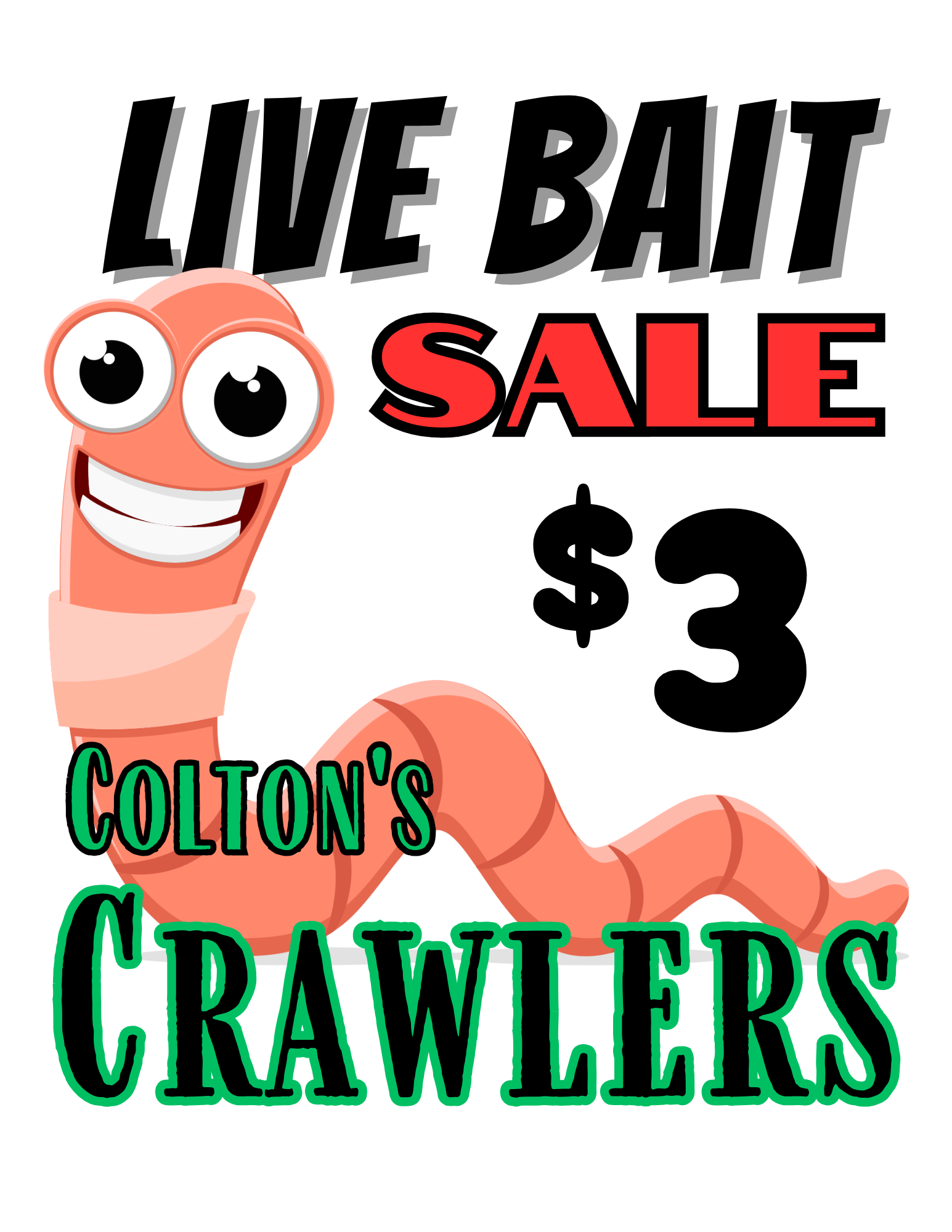 Colton's Crawlers Live Bait + More on Farmish